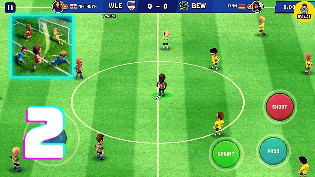 Mini Football - Mobile Soccer Gameplay Walkthrough Part 2 (iOS, Android ...
