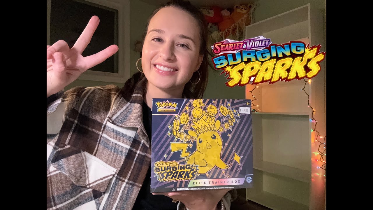 ⚡Pokémon Surging Sparks ETB Opening!⚡ - YouTube
