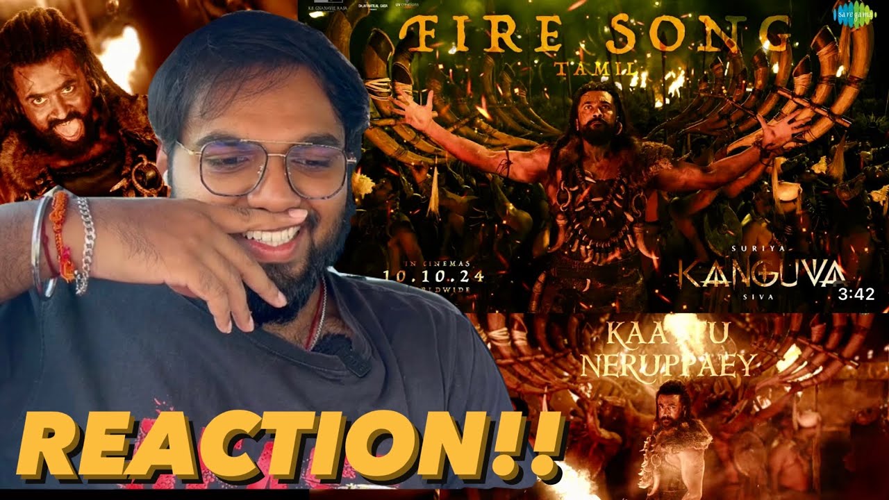 Fire Song - Lyrical | REACTION!! | Kanguva | Suriya | Devi Sri Prasad ...
