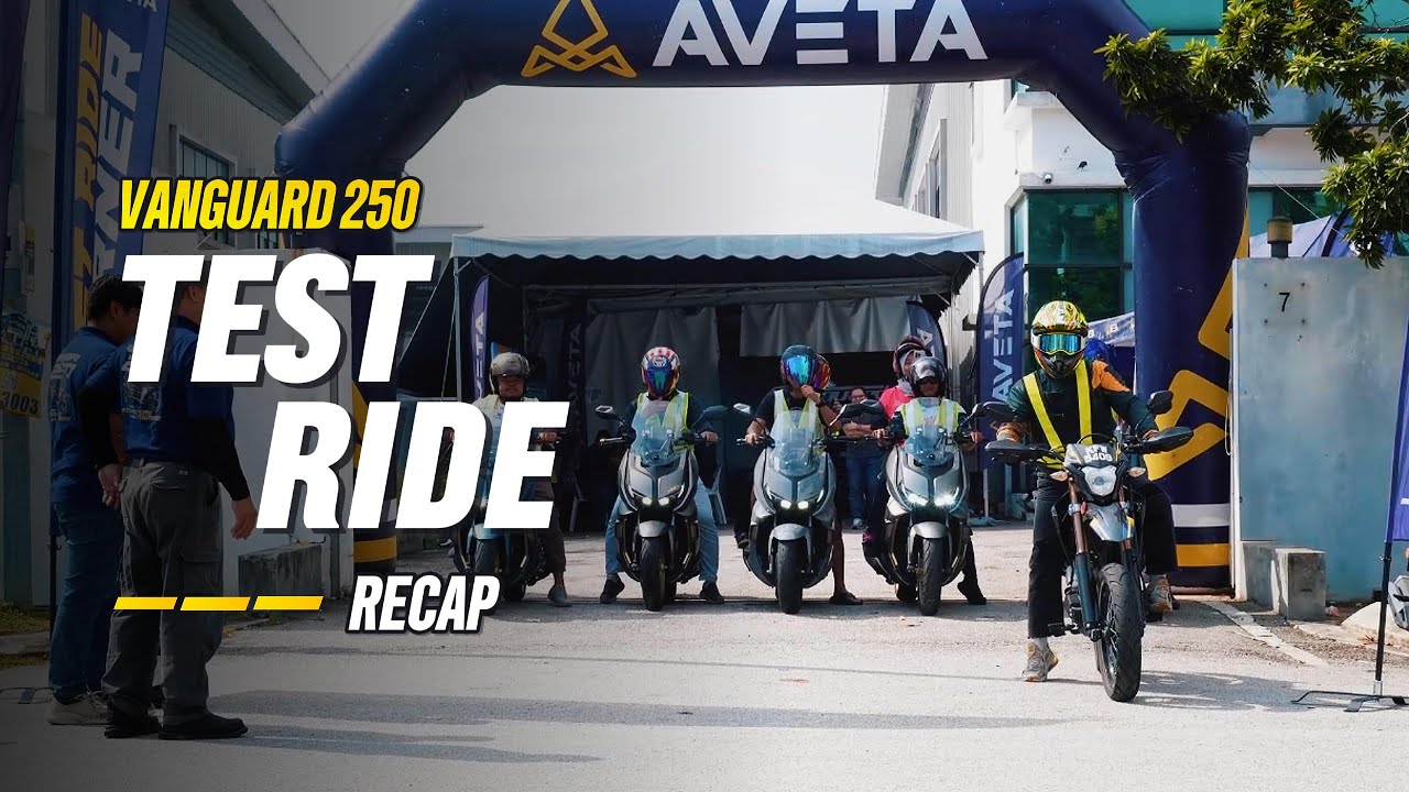 Sesi Test Ride Vanguard 250 - YouTube