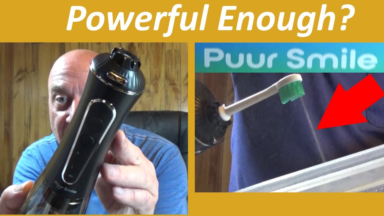 Easy To Use? Puur Smile Water Flosser (Review/Test/Instructions ...