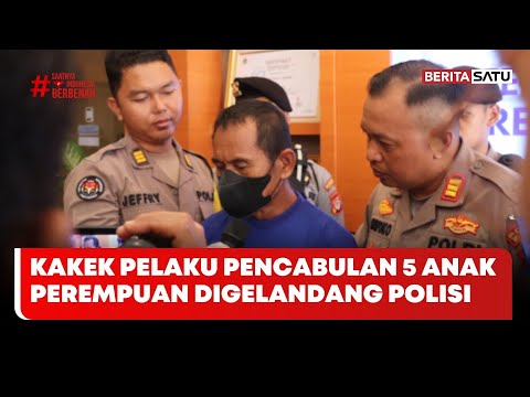Kakek Pelaku Pencabulan 5 Anak Perempuan Digelandang Polisi #Beritasatu