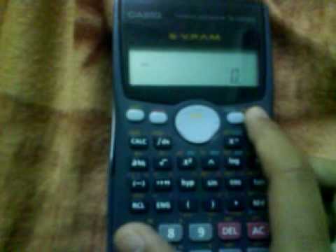 Calculator trick (casio 570ms)must try-to save your data - YouTube