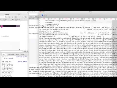 How to make the first letter big in your WordPress header ? - YouTube