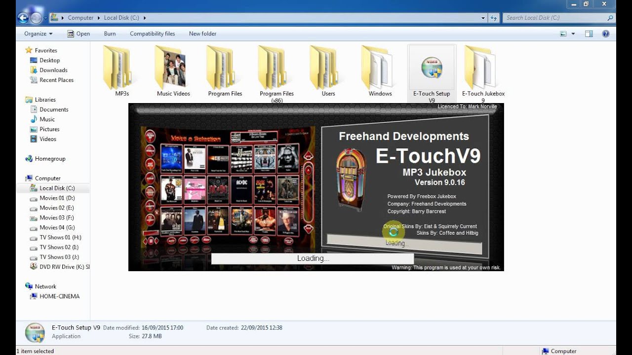 eTouch Jukebox : How to set up and some of the features - YouTube