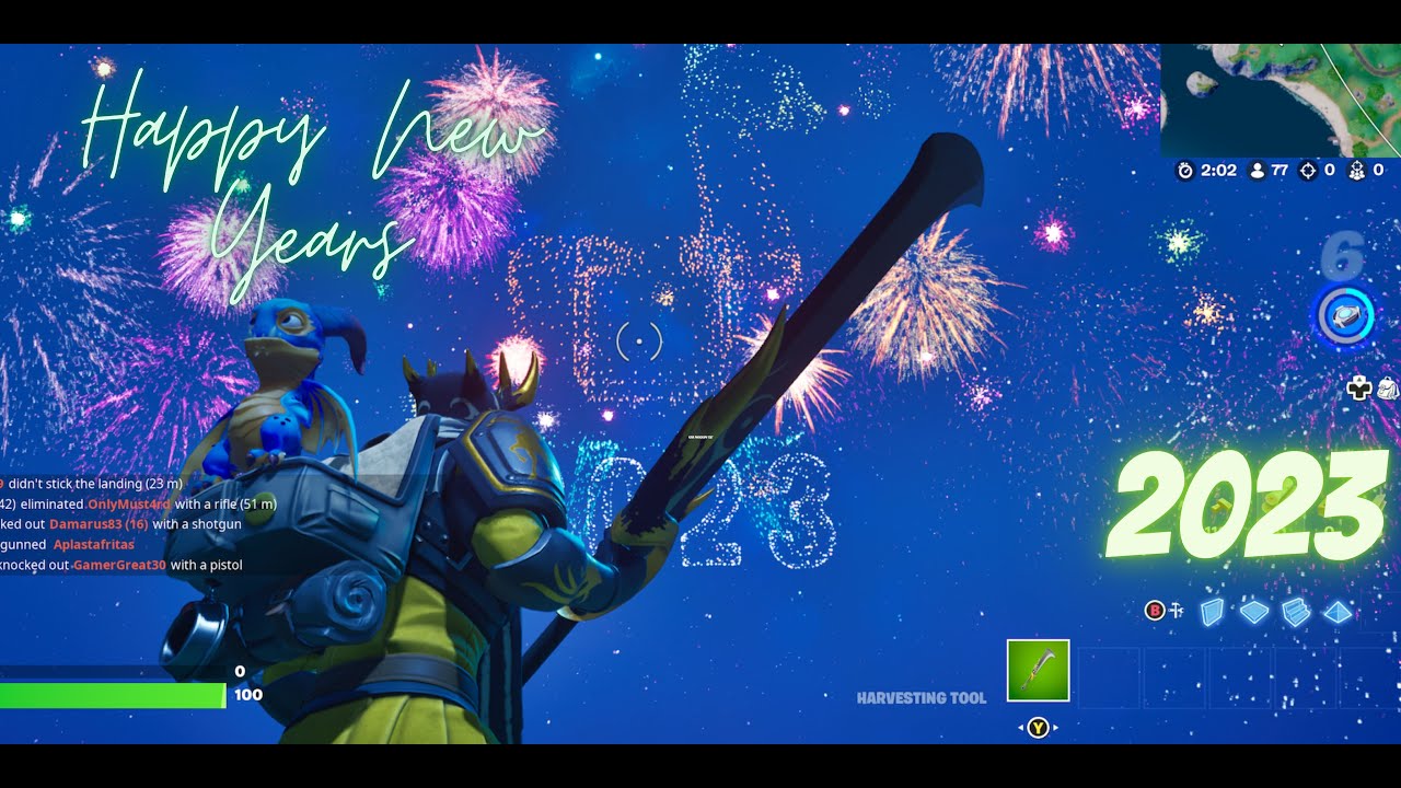 Fortnite 2023 Happy New Year's Live Event - YouTube
