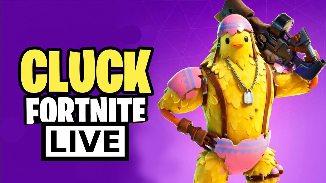Grinding Fortnite with *CLUCK* Skin (PS5 4K) - YouTube