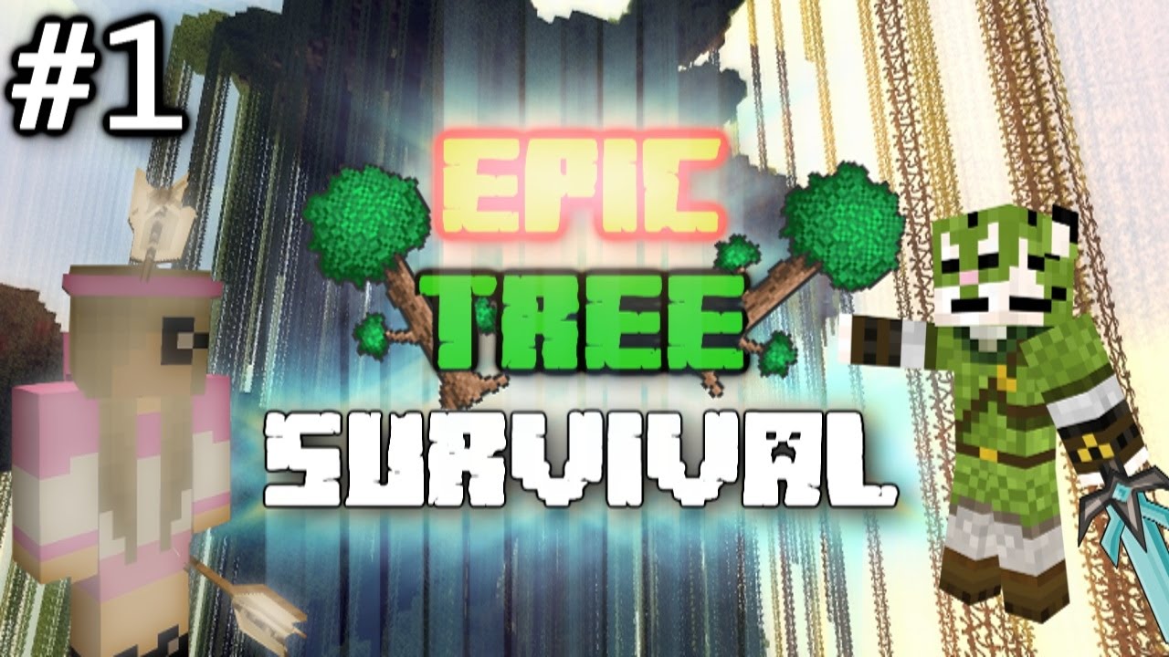 Epic Tree Survival - Minecraft - OMG EEN MEISJE! - Episode #1 - YouTube