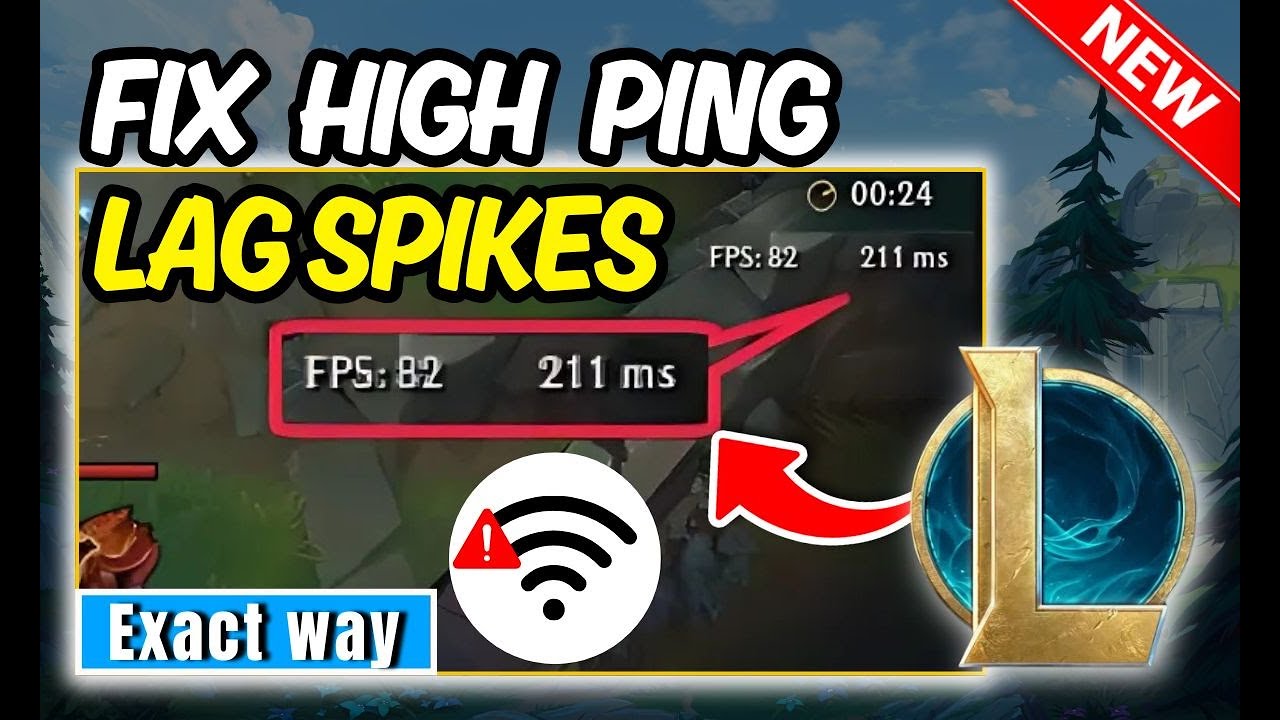 How to Fix High Ping & Lag Spikes in League of Legends (Updated) - YouTube
