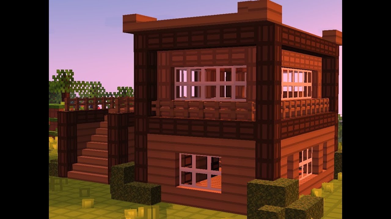 Minecraft: How to build a beautiful house with a basement | #2 - YouTube