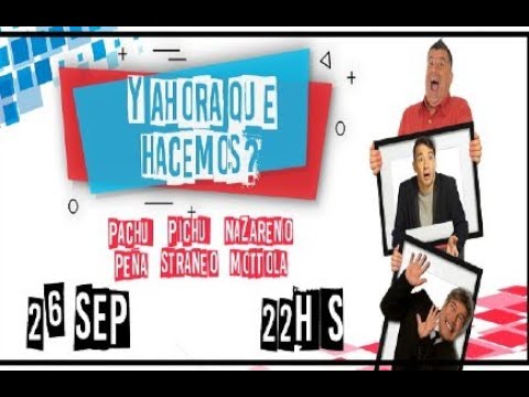 ¿Y Ahora que Hacemos?: Pichu Straneo y Nazareno Mottola presentan su obra vía streaming - YouTube