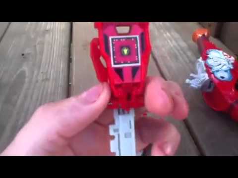 power rangers super megaforce red Dino thunder ranger key - YouTube