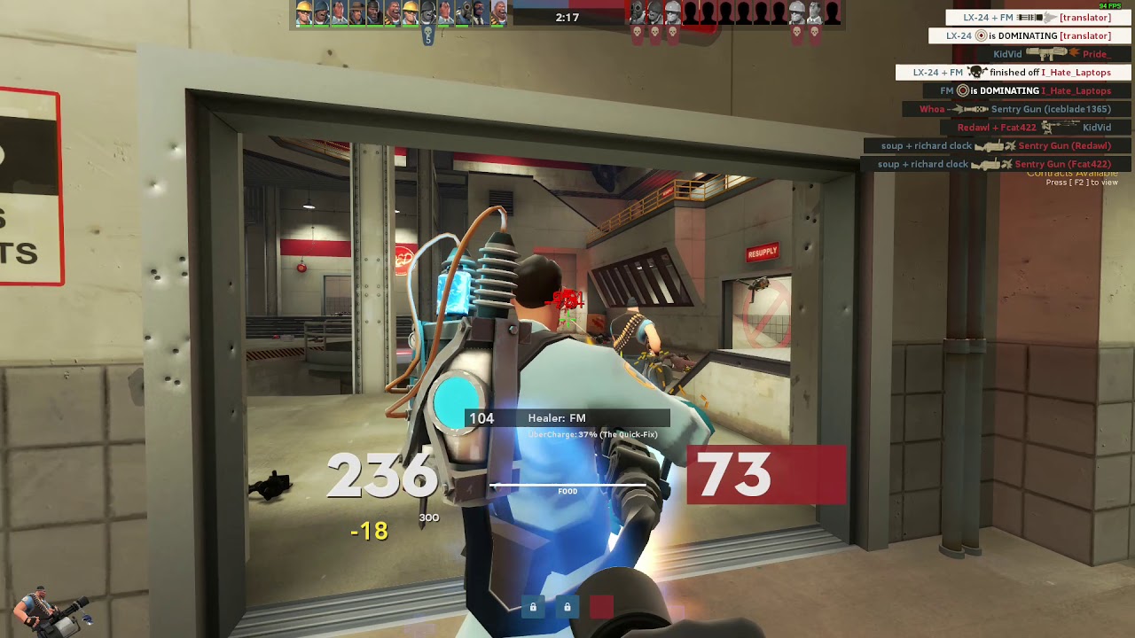 TF2 - Heavy Last Push - YouTube