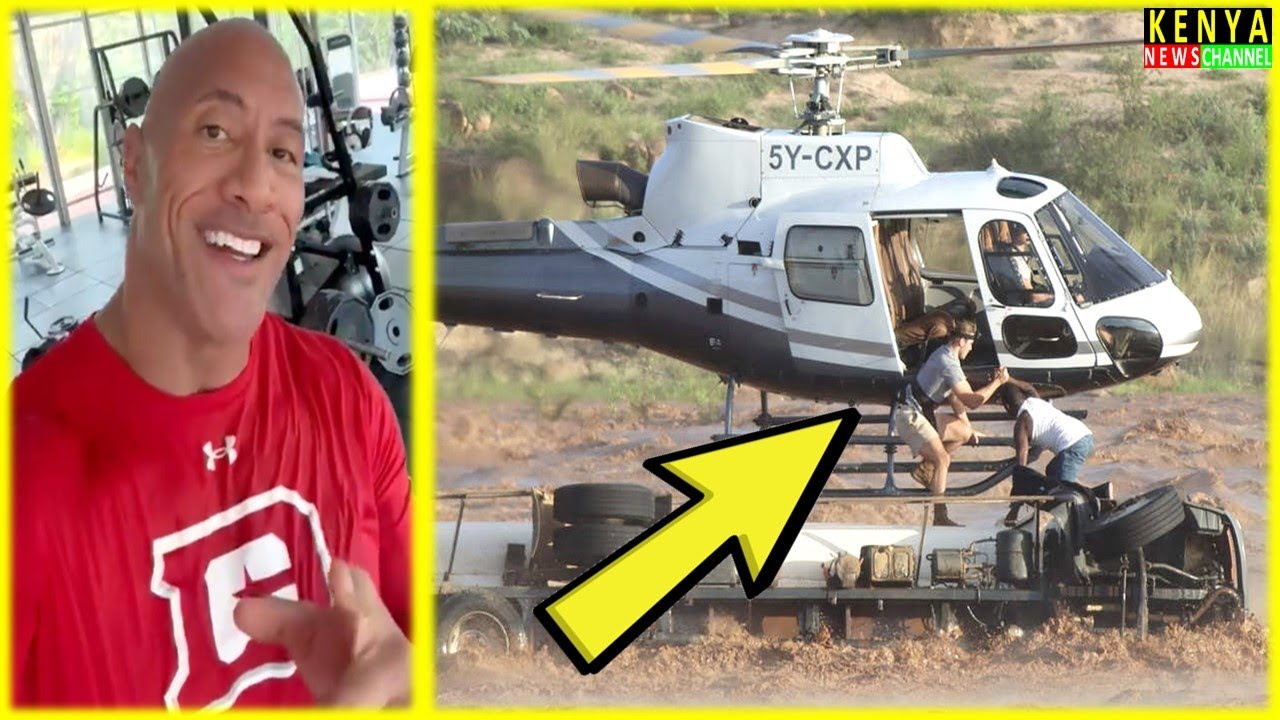 Dwayne Johnson reacts to Rescue of Kenyan Truck Driver by Sheldrick ...