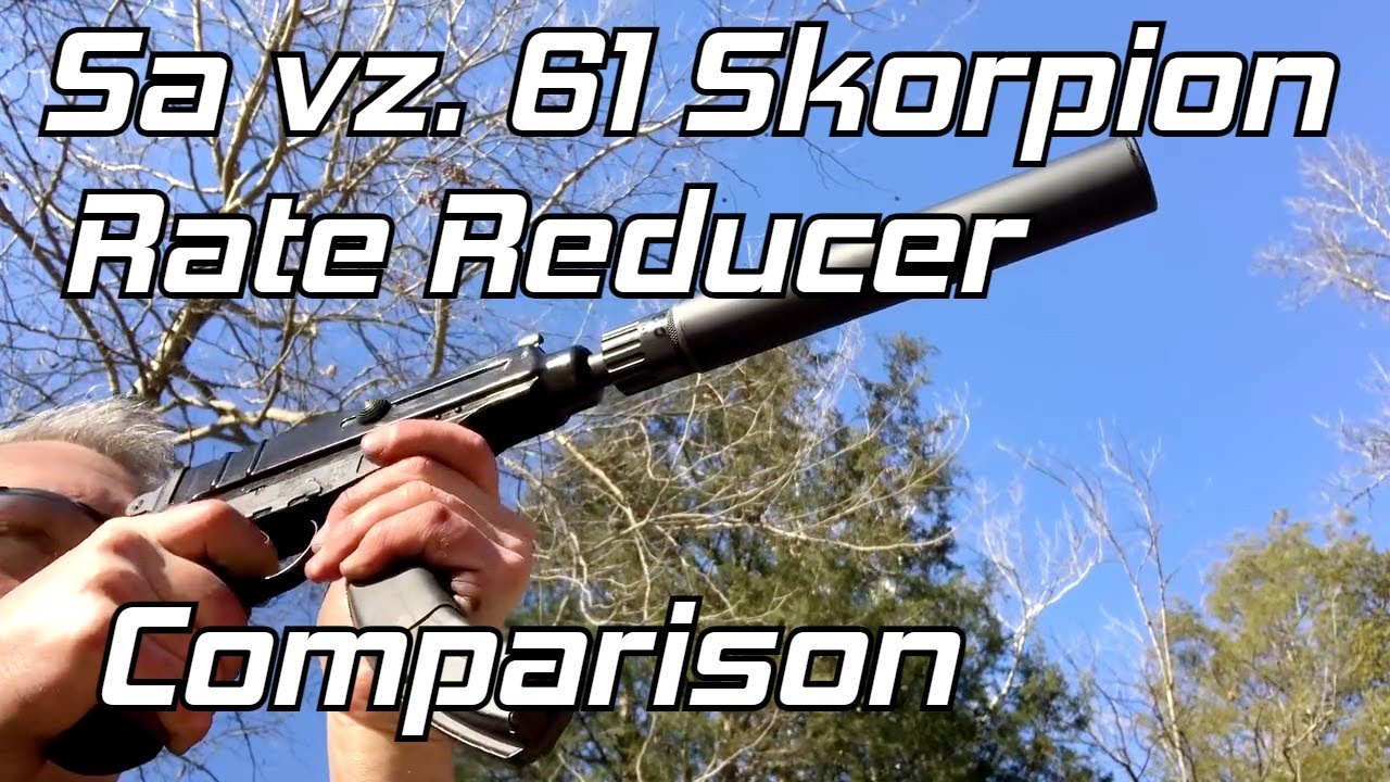Sa vz.61 Skorpion - Full Auto - With and Without Rate Reducer ...
