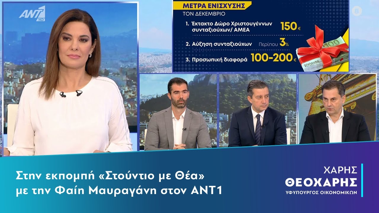 Στην εκπομπή «Στούντιο με Θέα» στον ΑΝΤ1 - YouTube
