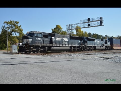 HD: NS 6779 leads NS Train 231 in Atlanta, GA - YouTube