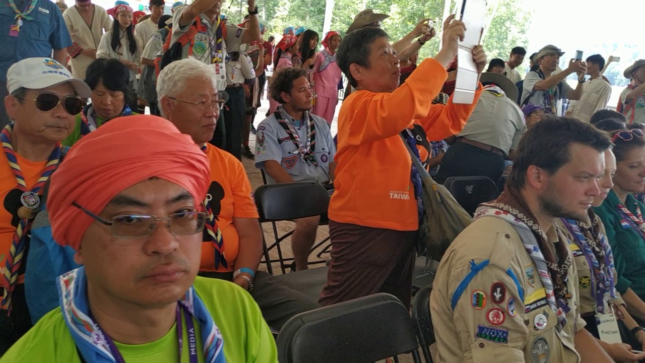 24 world scout jamboree Taiwan reception day(cultural day) - YouTube