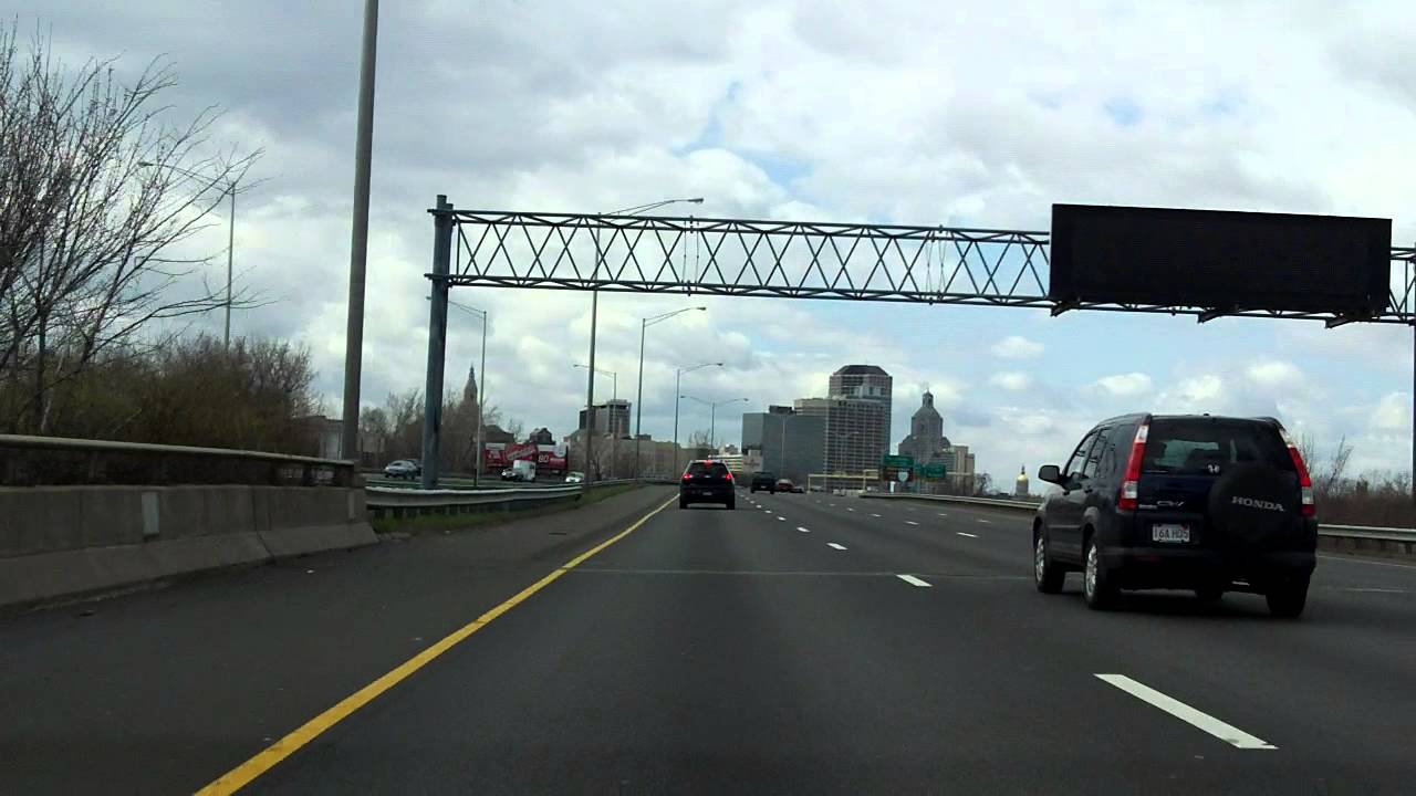Interstate 91 - Connecticut (Exits 35 to 27) southbound - YouTube