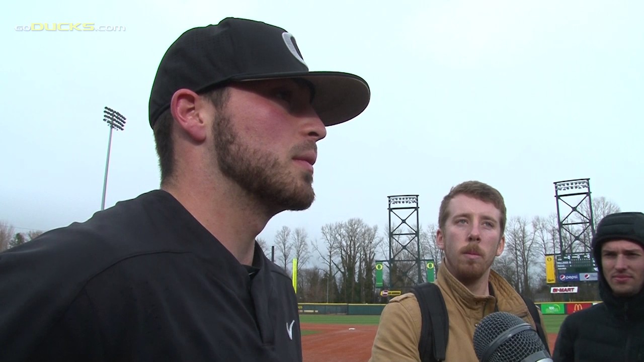 Kenyon Yovan Talks Relief Pitching Effort vs Mississippi State - YouTube