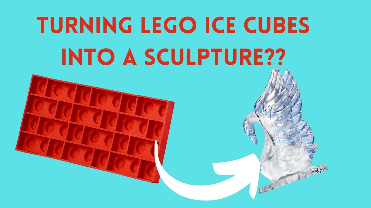 Making A LEGO SCULPTURE OUT OF ICE CUBES! - YouTube