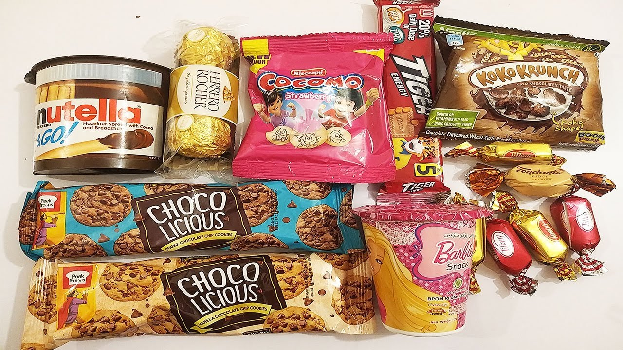Lots of Candies and Biscuits Part 1 - YouTube
