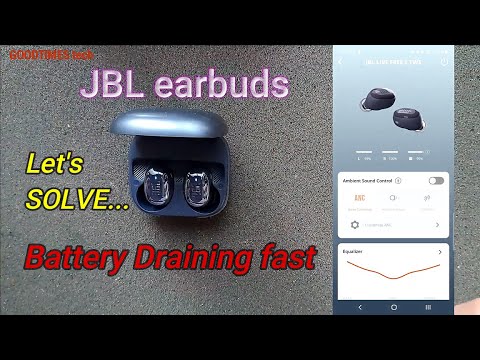 JBL Live Free 2 TWS | ANC earbuds | battery draining fast | how to ...
