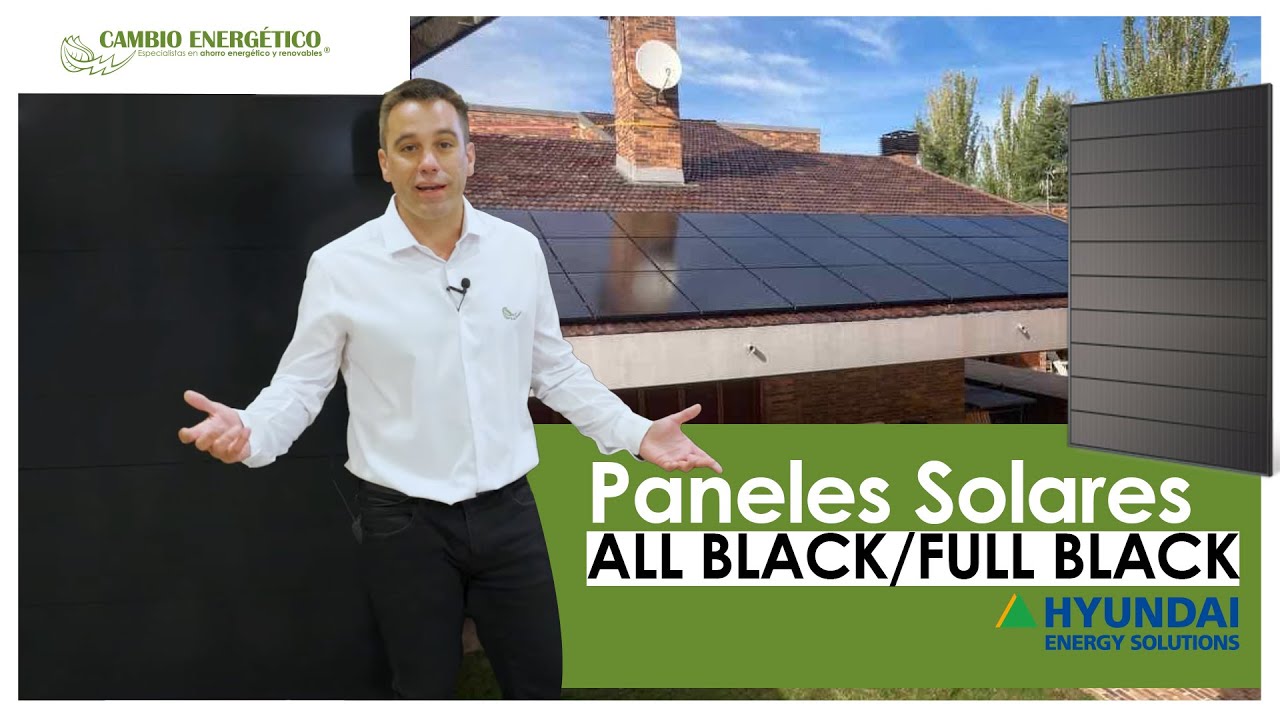 PANELES SOLARES NEGROS para una correcta INTEGRACIÓN ESTÉTICA en tu ...