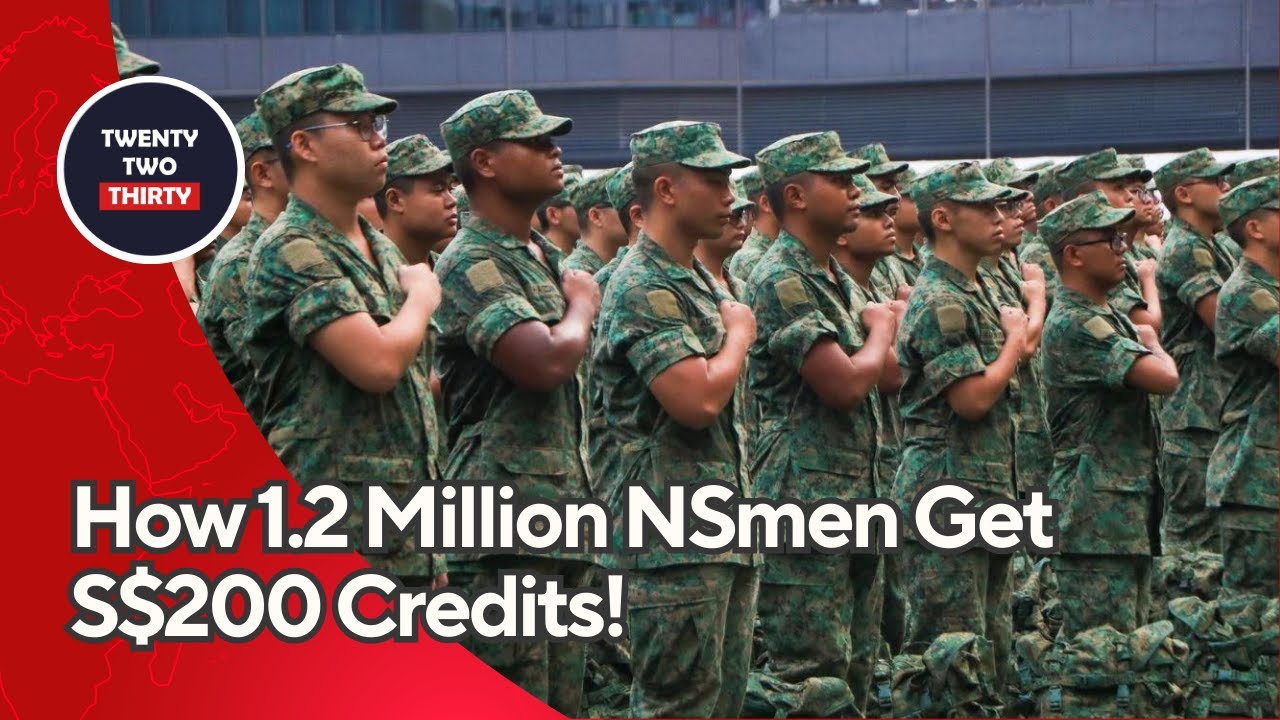 Singapore NSmen Receive S$200 Credits! Lawrence Wong Announcement ...