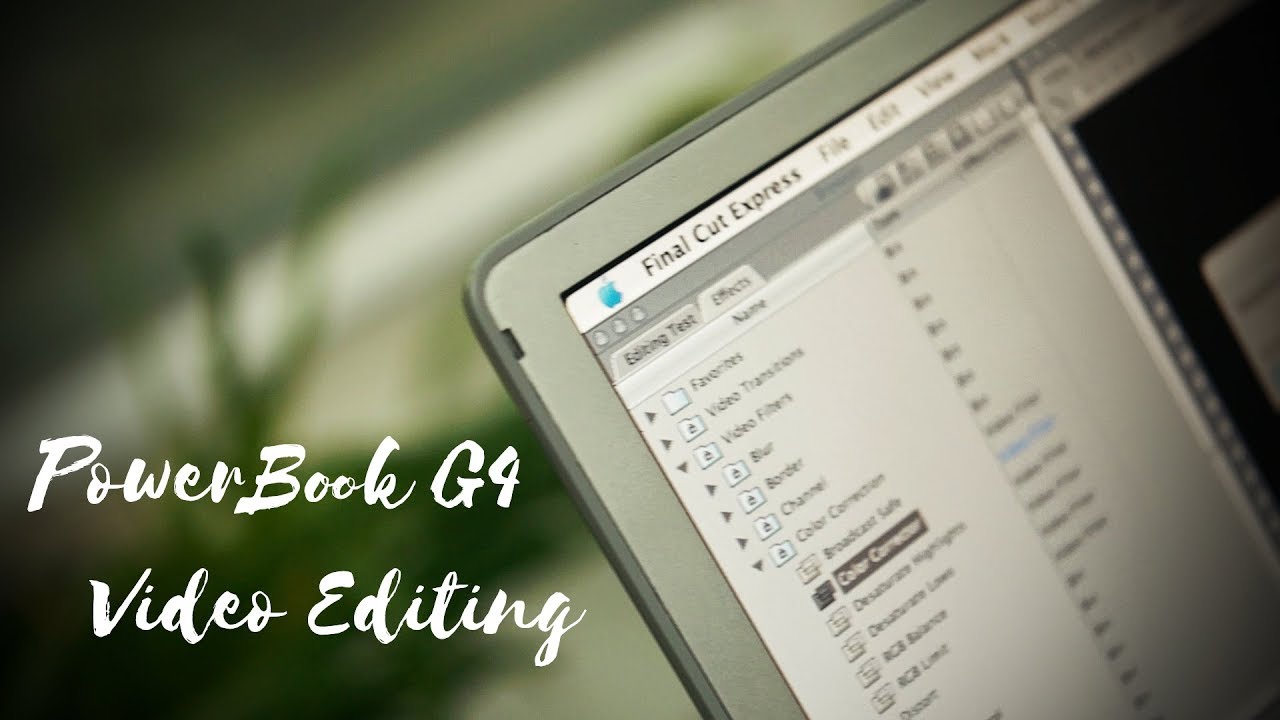 Editing Video on a 13 Year Old Laptop - Can the PowerBook G4 do it ...