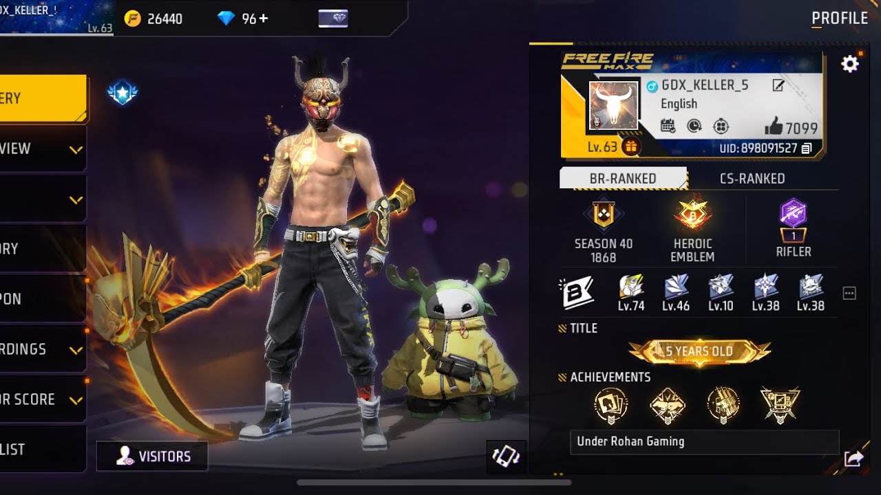 Golden Shade With High Collection - Full Collection Video - Free Fire ...