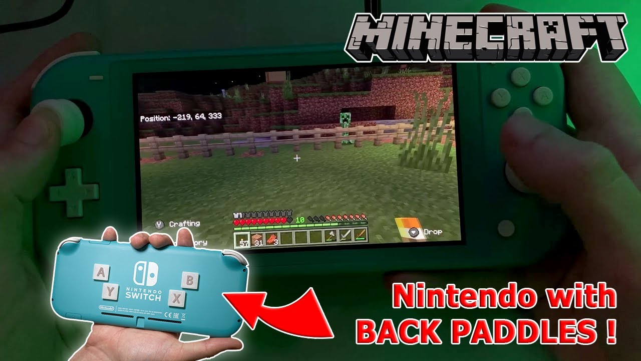 Minecraft Suviving on Nintendo (handcam with paddles) #11 - YouTube