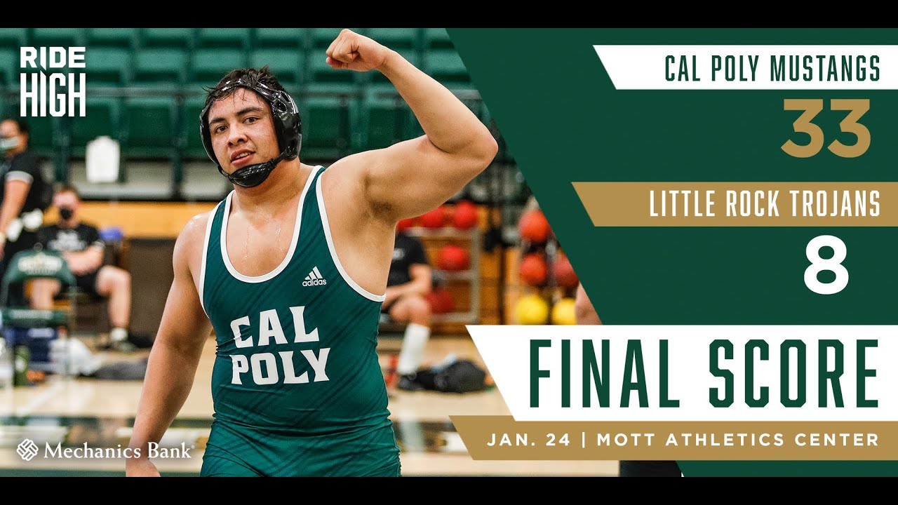 Cal Poly v University of Arkansas at Little Rock, Wrestling Highlights ...