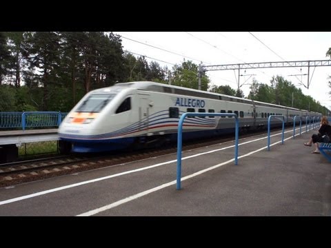 SM6 "Allegro" (VR), перегон Белоостров-Зеленогорск - YouTube