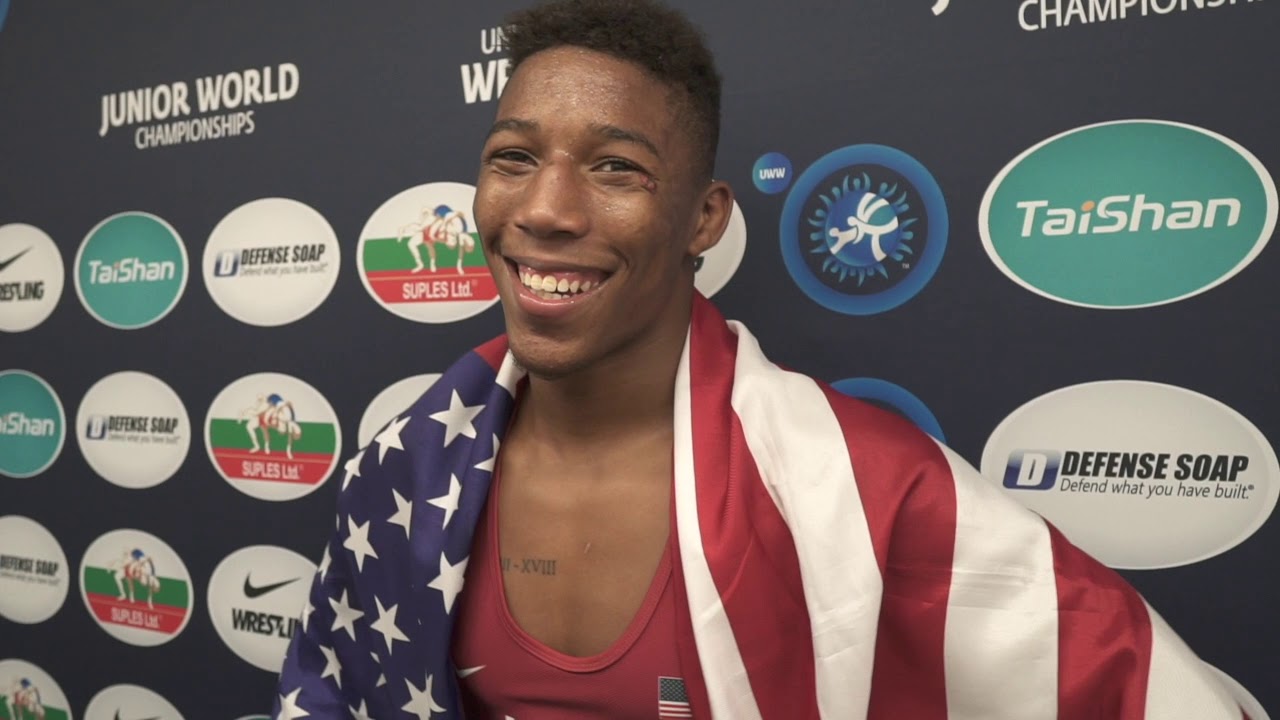 David CARR (USA): 74kg Junior World Champion - YouTube