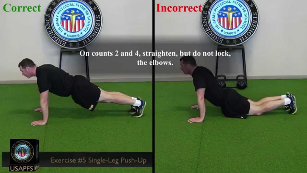 Single Leg Push Up