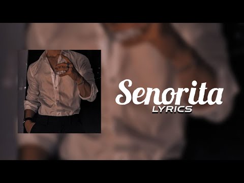 Senorita song Lyrics (slowed+reverb)