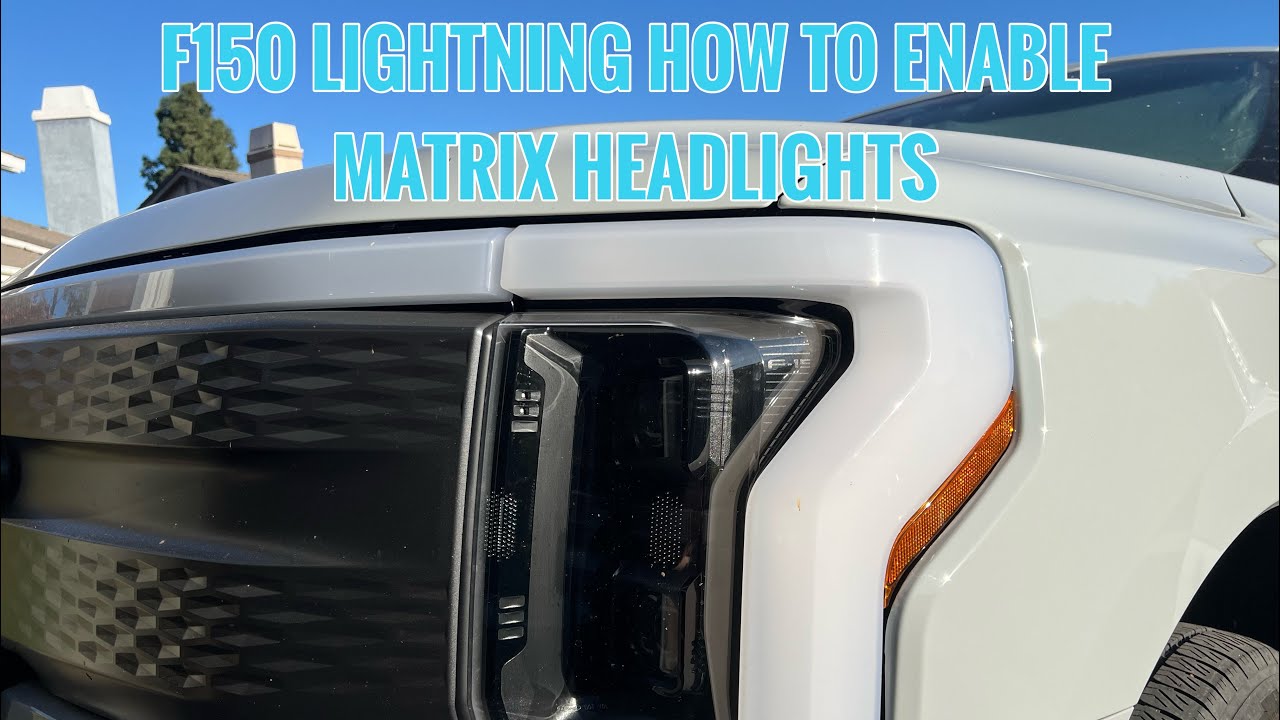 F150 Lightning Matrix Headlights How to Walkthrough - YouTube