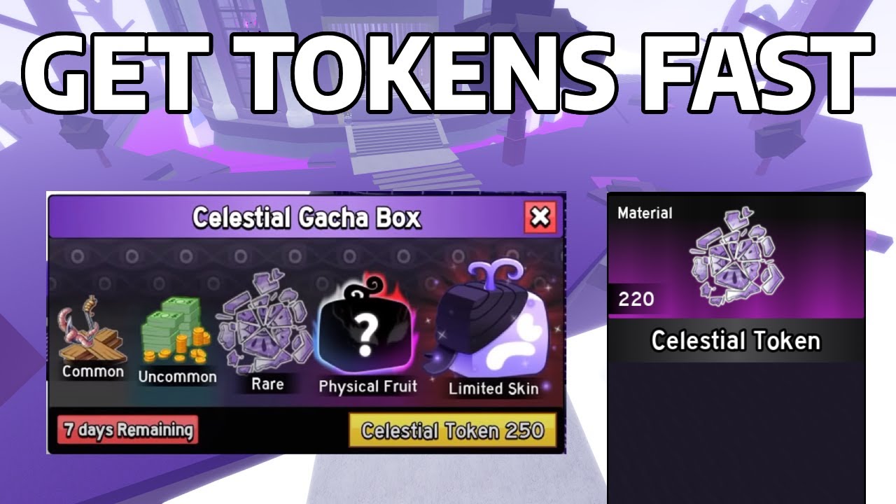 THE BEST WAY TO FARM THE NEW CELESTIAL TOKENS IN BLOX FRUITS!! - YouTube