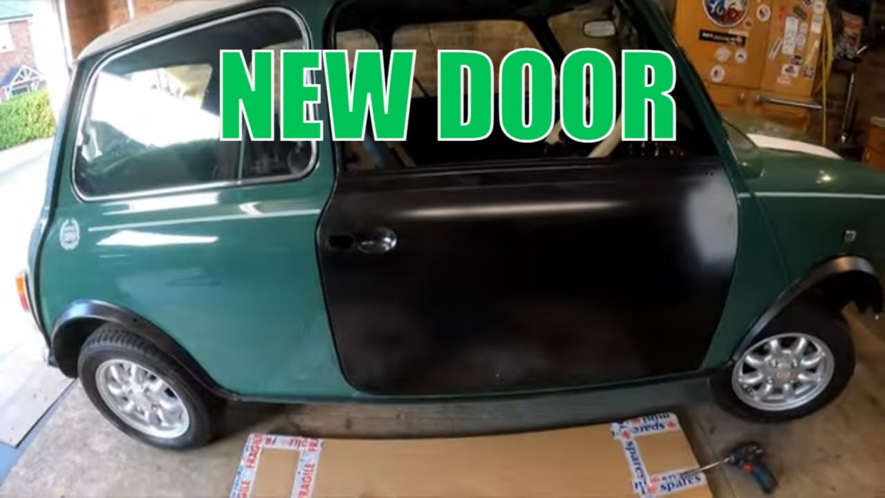 Replacing The Door - Classic Mini Workshop - Project Sprout - YouTube
