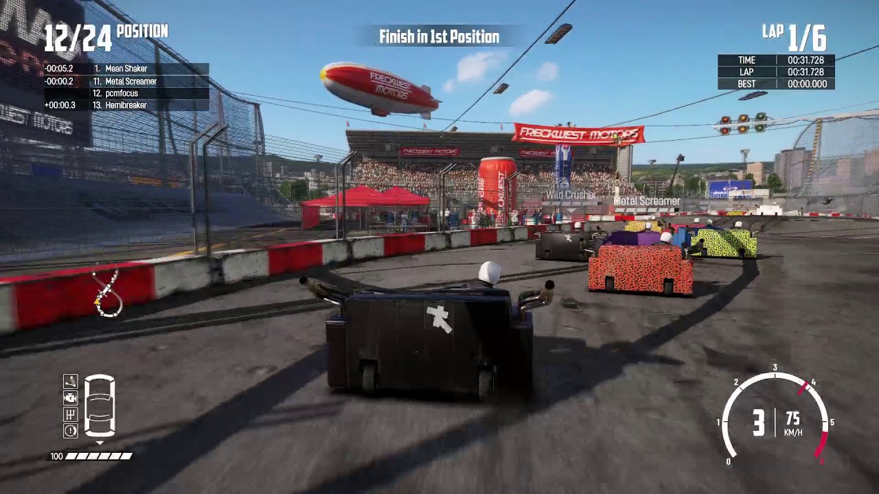 Wreckfest - Sofa racing - YouTube