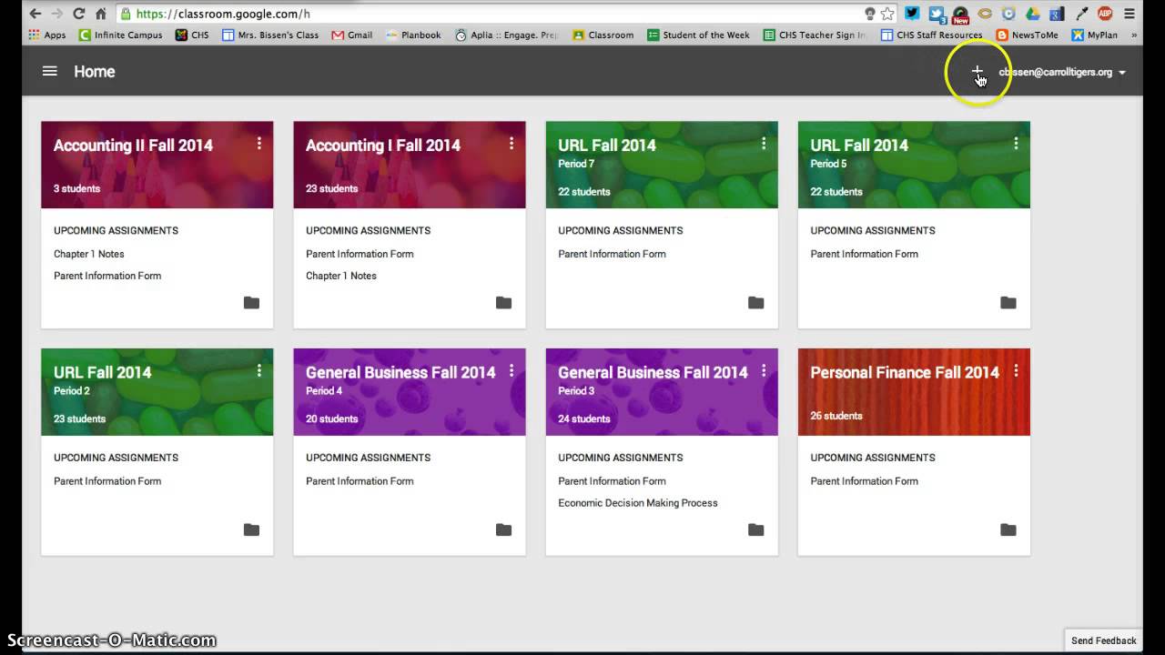 Google Classroom Sign Up - YouTube