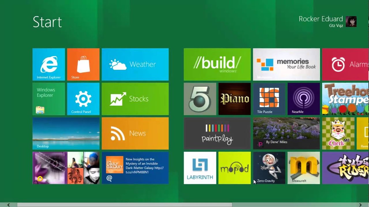 Windows 8 y Sus nuevas funciones - YouTube