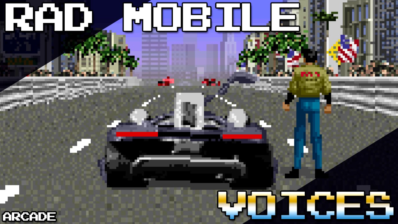RAD MOBILE VOICES - ARCADE - SEGA - YouTube