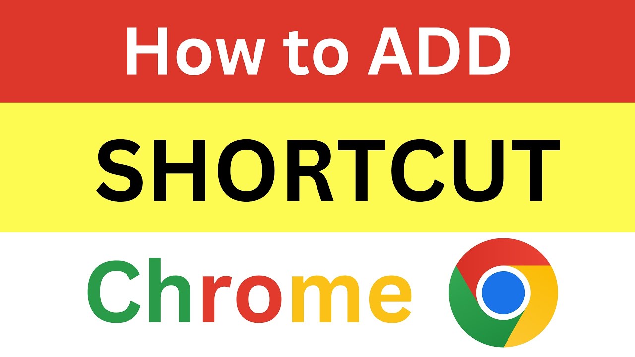 How To Add Shortcut in Google Chrome - Verified Guide! - YouTube