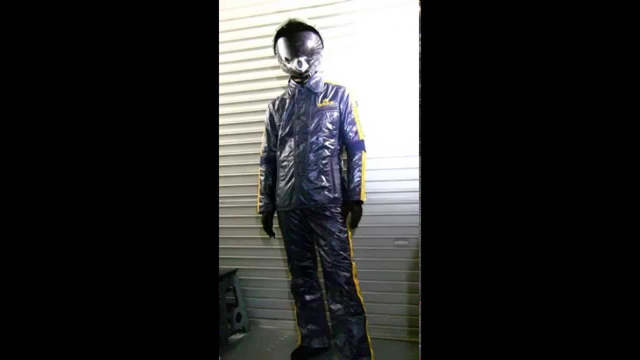 Adidas shiny nylon old snow suit - YouTube