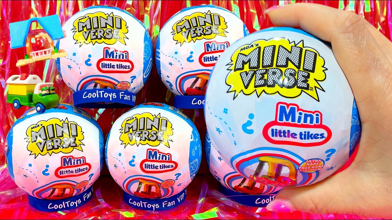 MINIVERSE MINI LITTLE TIKES Series 3 Mystery Capsule Toy Unboxing - YouTube