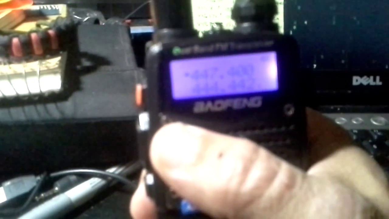 Baofeng UV 5r keypad programming of repeaters. - YouTube