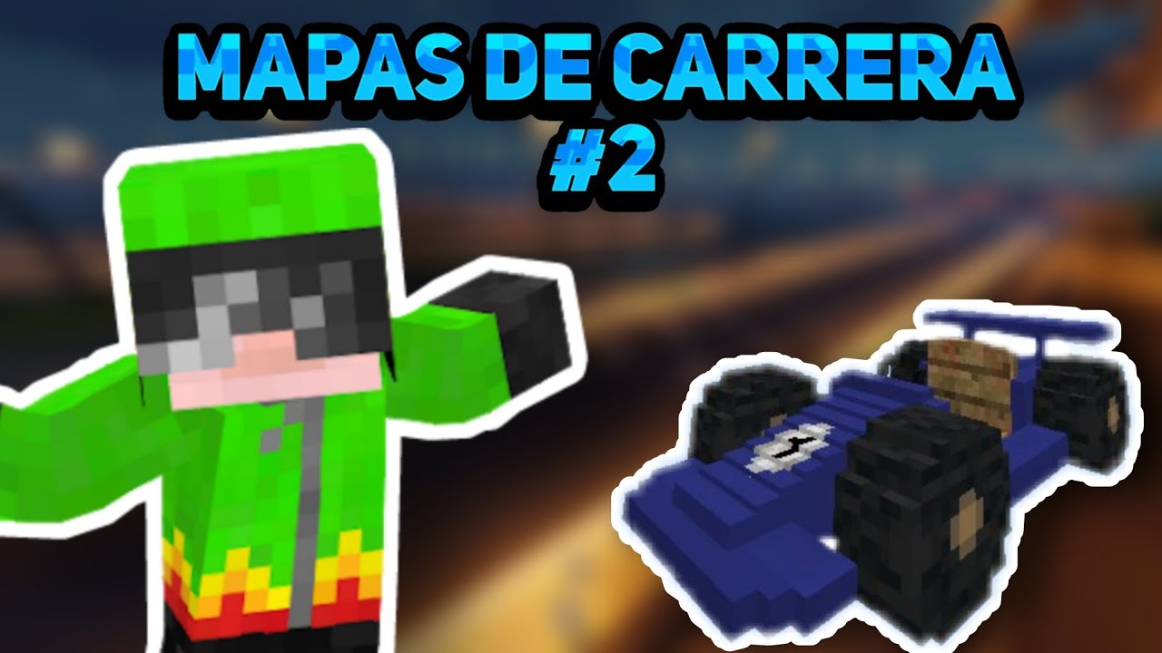 ⚡3 MAPAS de CARRERAS para MINECRAFT 🏁 #2 - YouTube