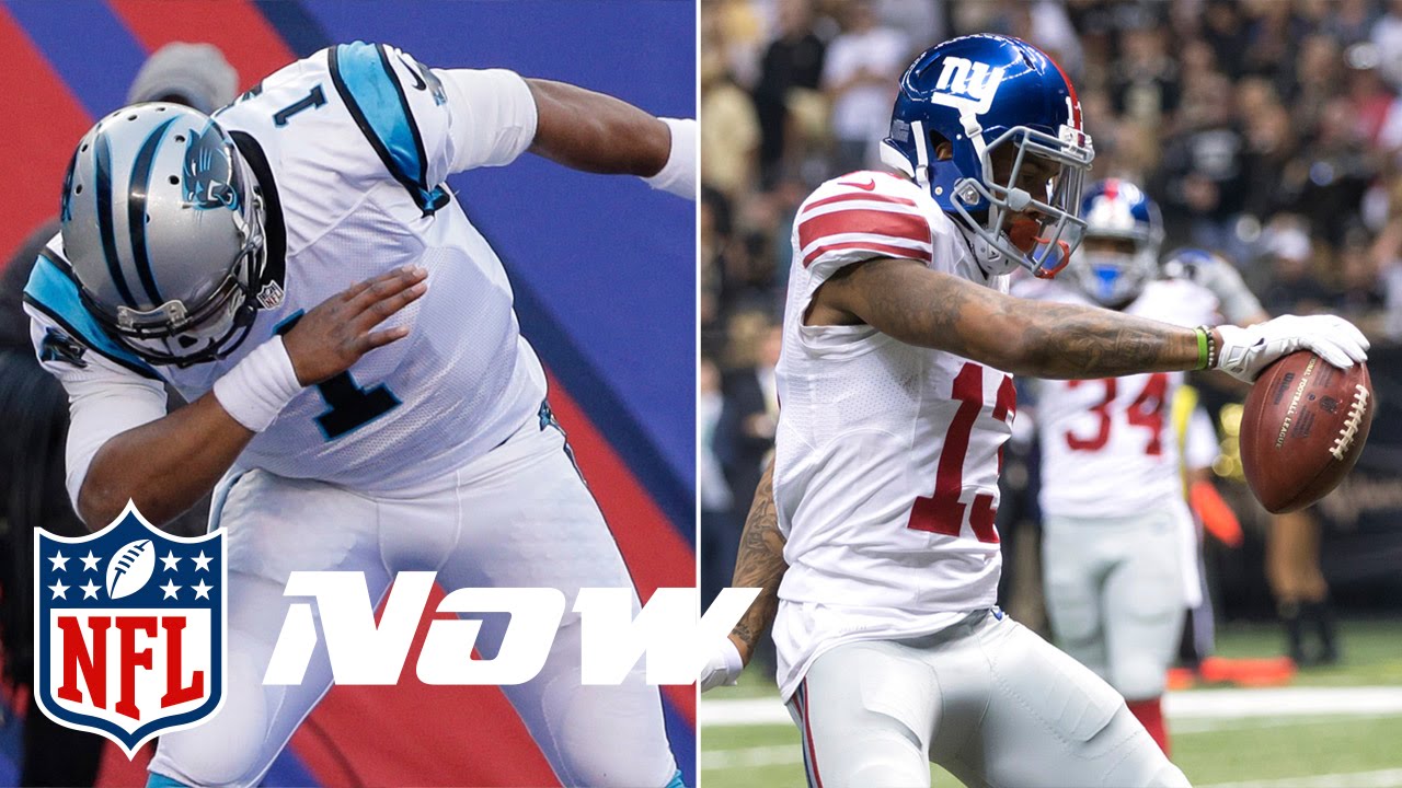 Cam Newtons Superman Celebration